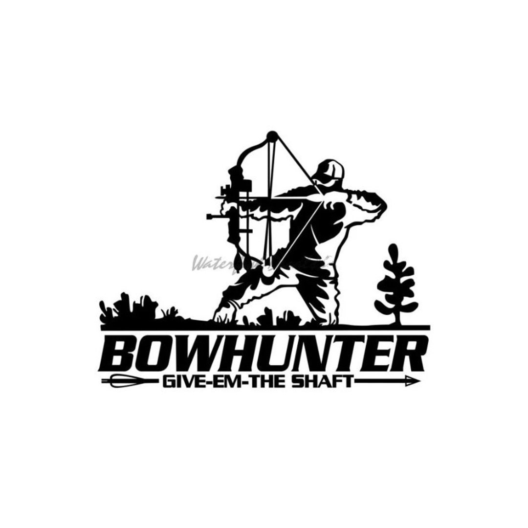 Bowhunter at Draw Vinyl Decal Bowhunter Table Sticker 1212 - Etsy