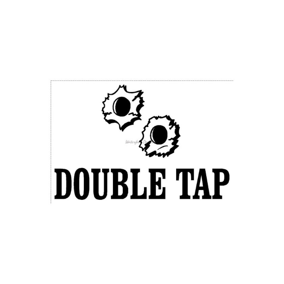 Double Tap Two Shot Vinyl Graphic Decal 2nd010 - Etsy