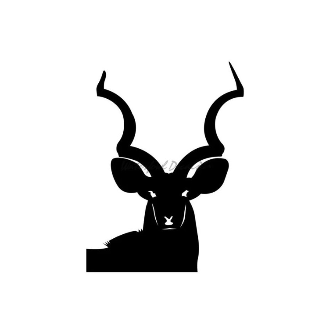 Kudu Buck Vinyl Graphic Decal African Plains Game Hunting - Etsy