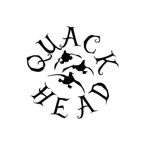 Quack Head Circle III Birds Vinyl Decal Duck Hunting - Etsy