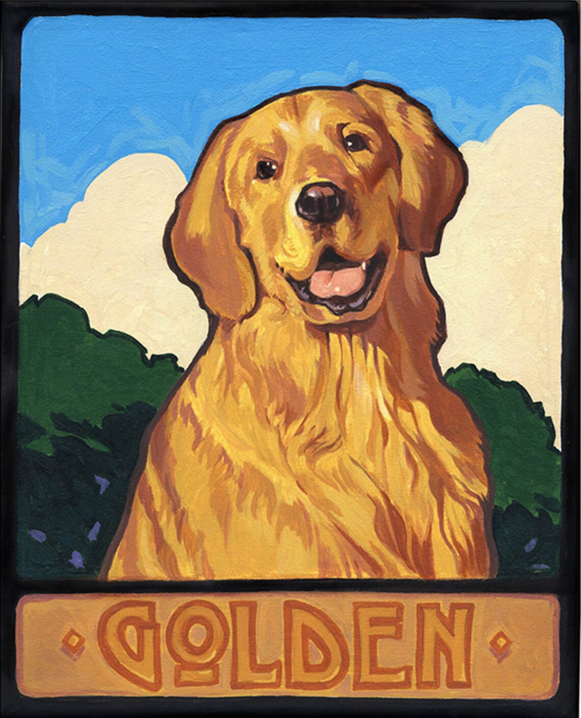Golden Retriever - Etsy
