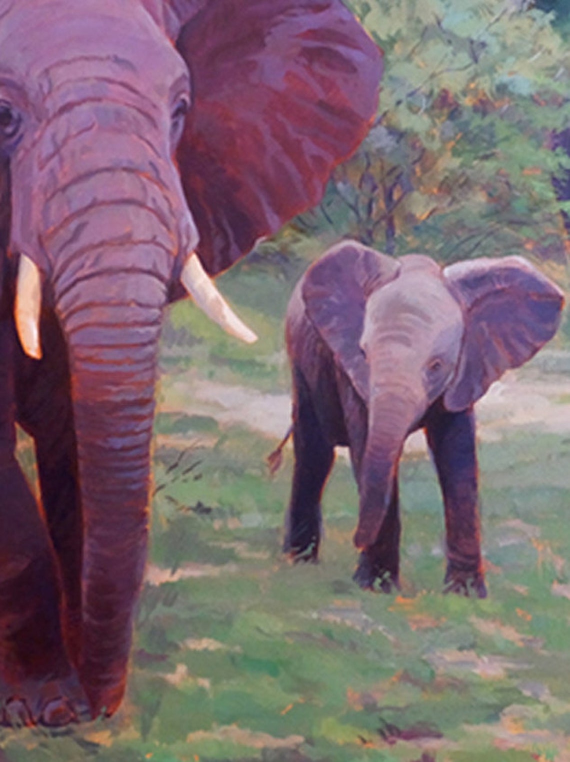 Among Giants - African Elephant - Etsy