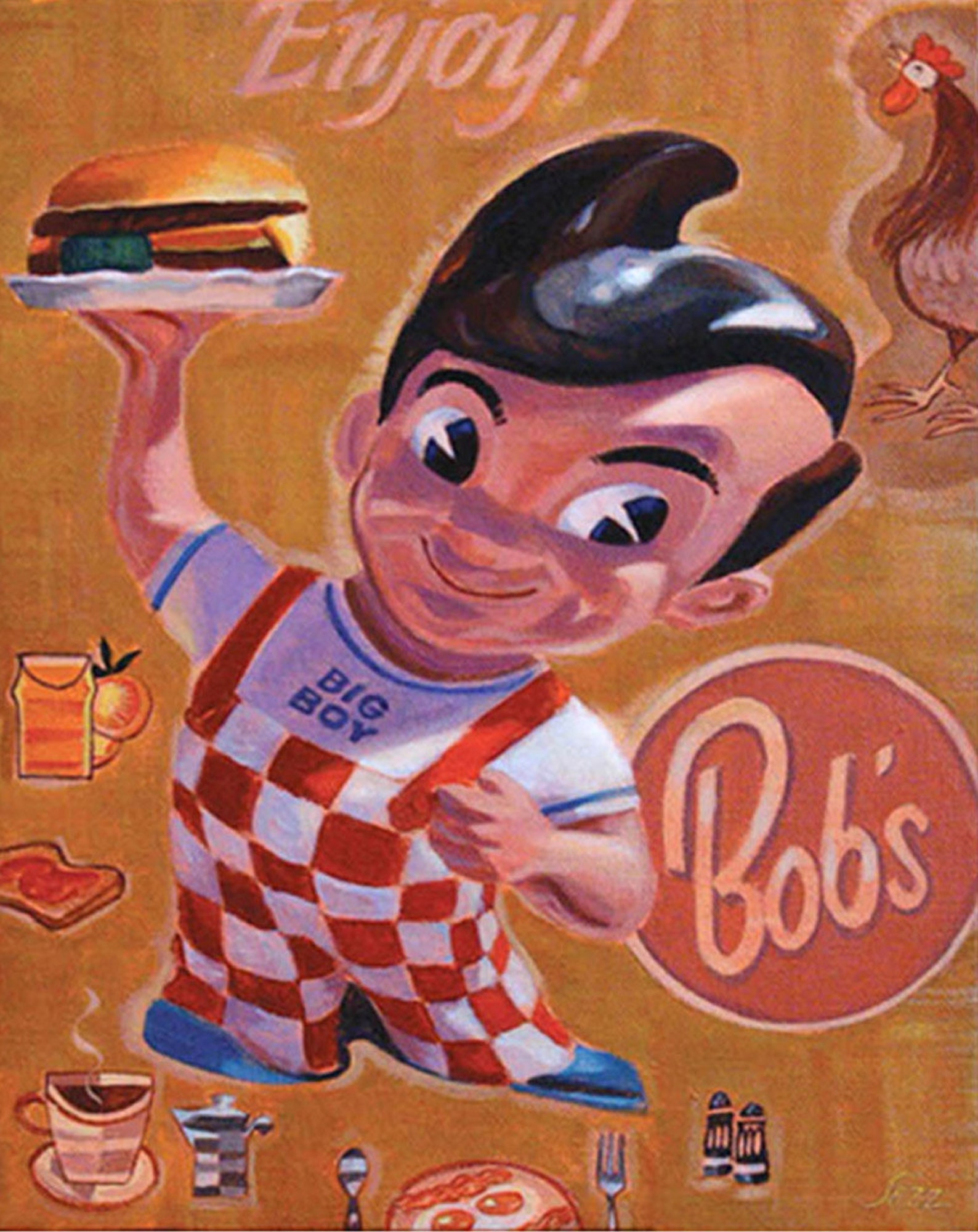 Bob's Big Boy- ENJOY! - Etsy
