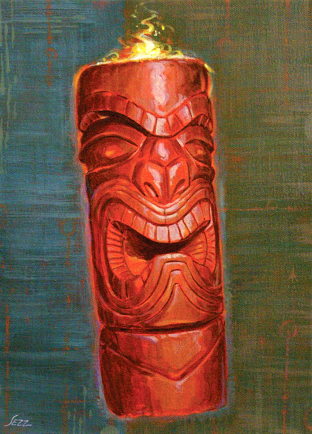 Hot Headed Tiki - Etsy