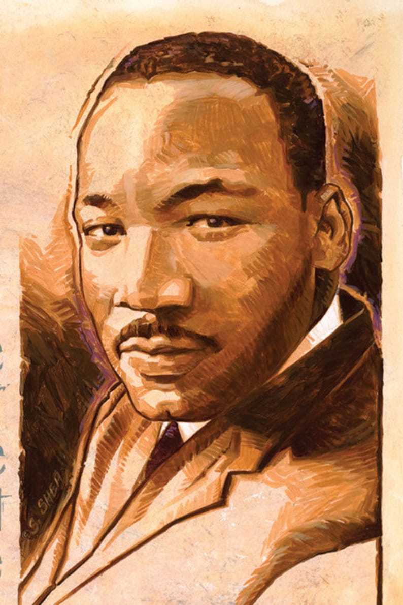 MLK - Man of Peace, Words of Peace. - Etsy