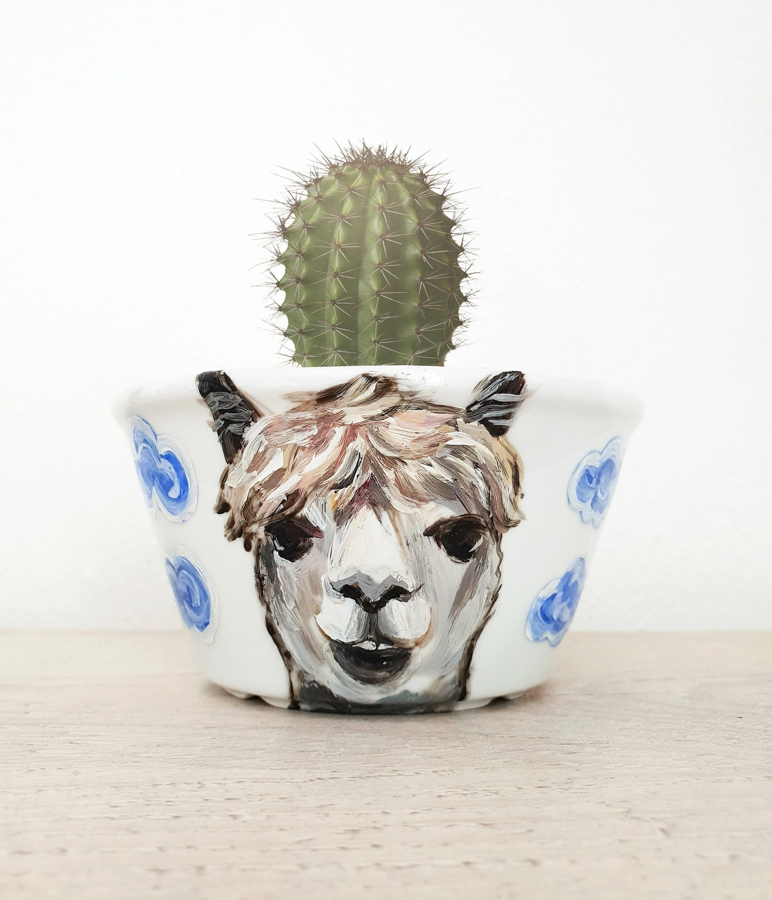 Llama Planter Animal Planter Llama Cactus Planter Fun Llama Planter ...