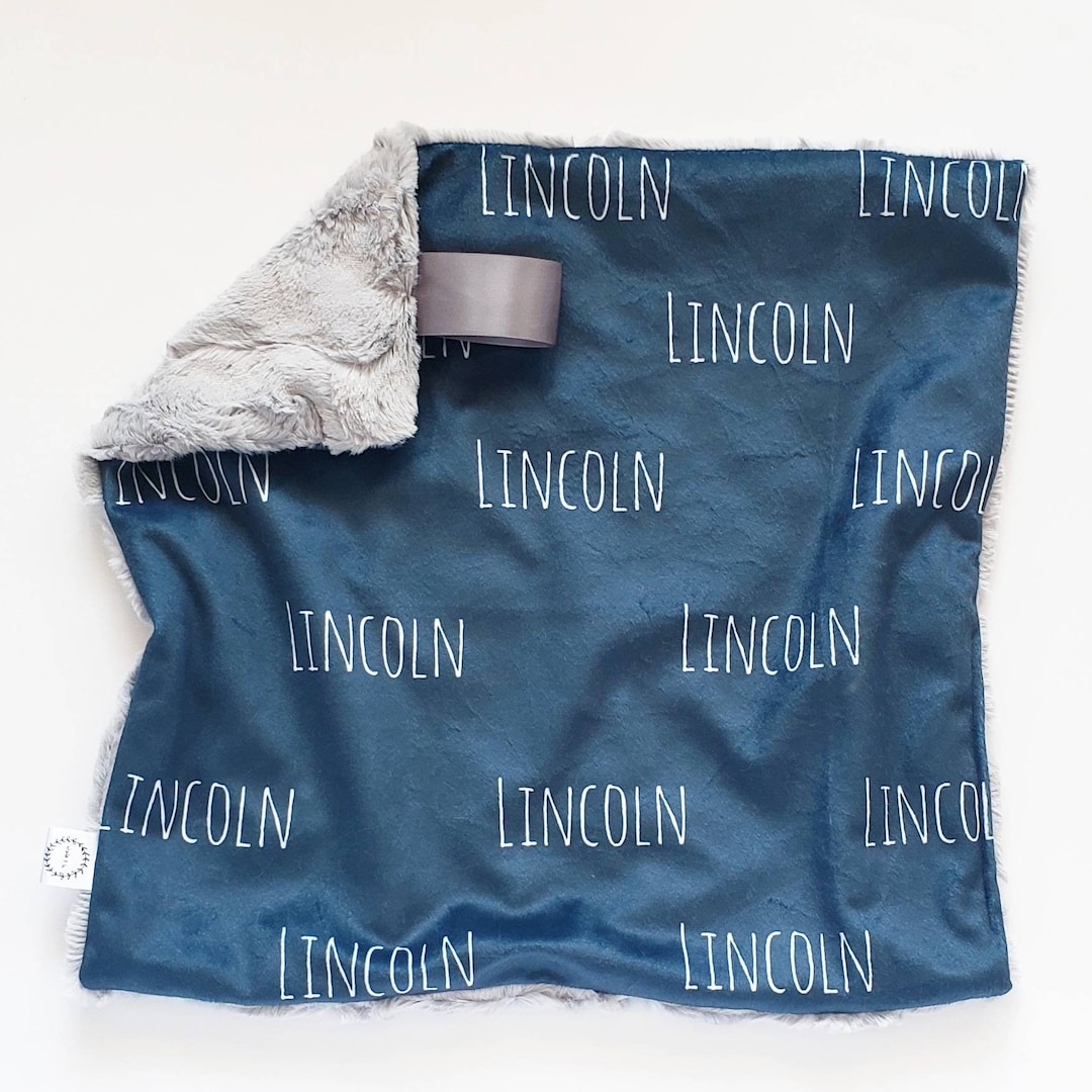 Personalized Name Lovey, Minky Lovey, Faux Fur Lovey, Name Lovey, Boy ...