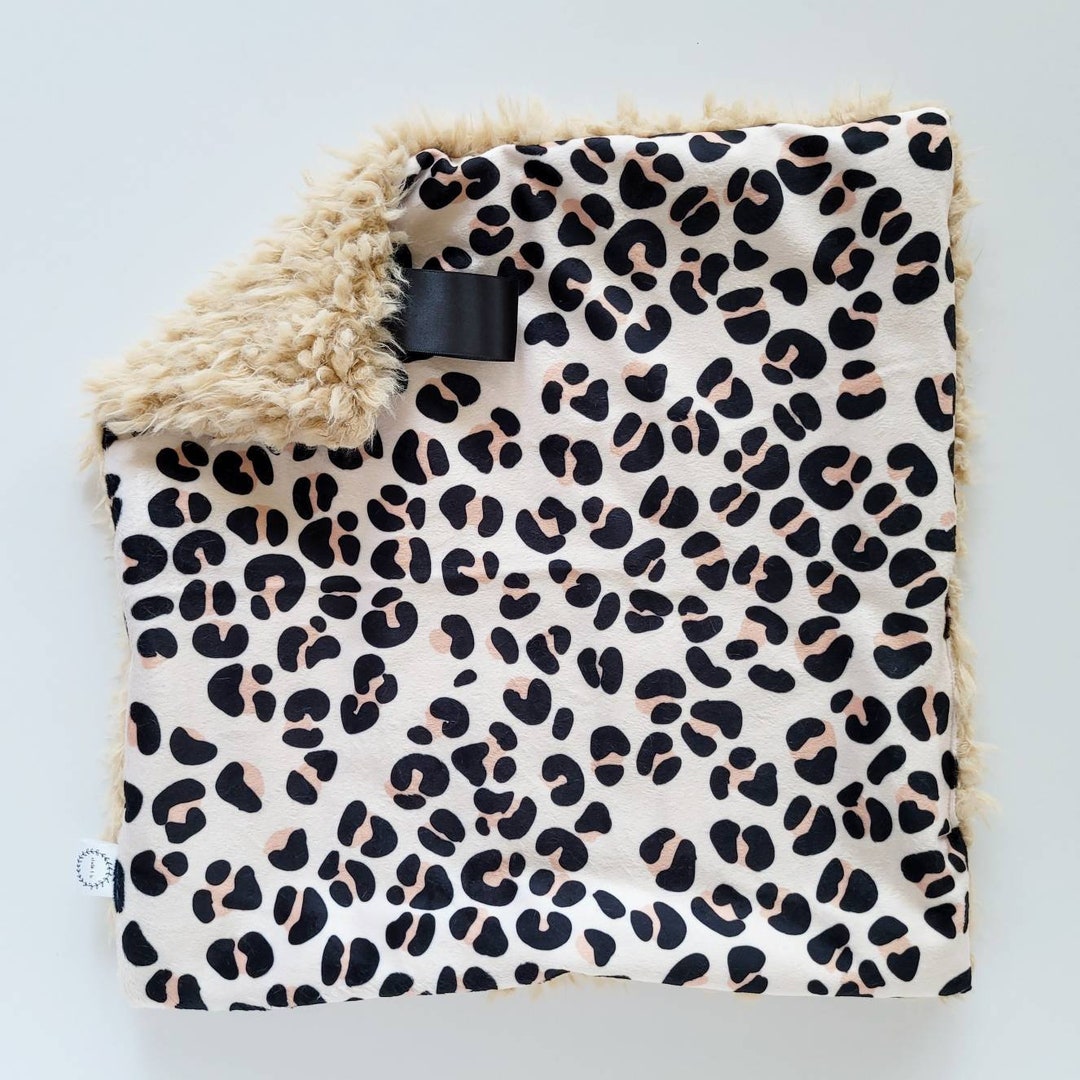 Lovey Leopard Print, Wild Lovey, Minky Lovey, Faux Fur Lovey, Leopard ...