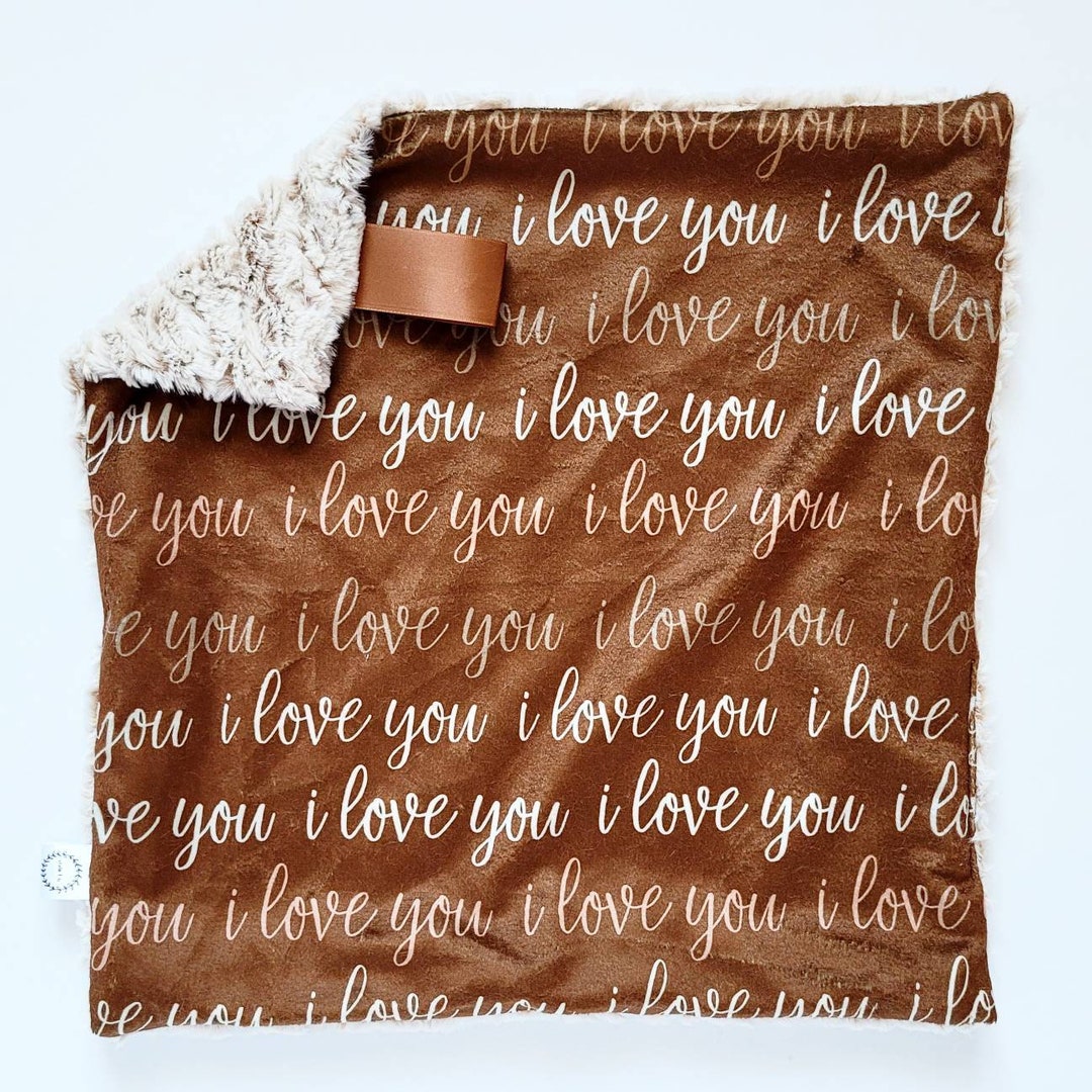 I Love You Lovey, Minky Lovey, Faux Fur Lovey, Boy Lovey, Girl Lovey ...