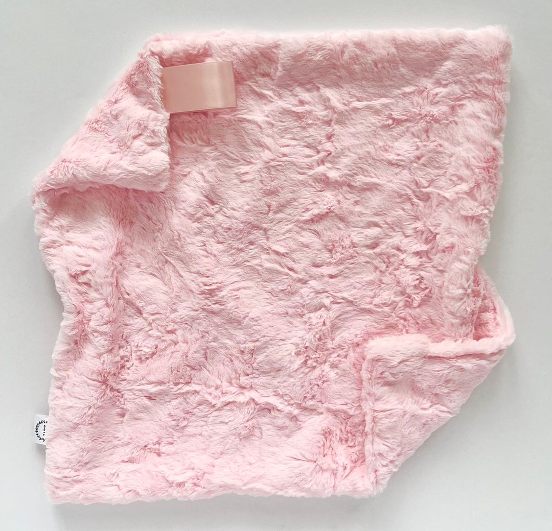 Double Fur Lovey, Faux Fur Lovey, Candy Pink Fur Lovey, Double Faux Fur ...