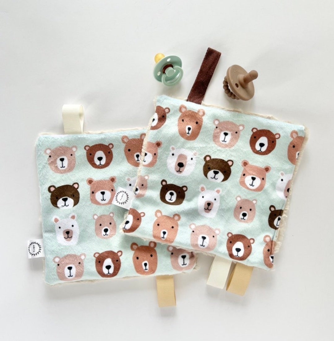 Paci And Crinkle Mini Set Pacifier Mini Bink Mini Mini Lovey Mini Sensory Mini Faux Fur