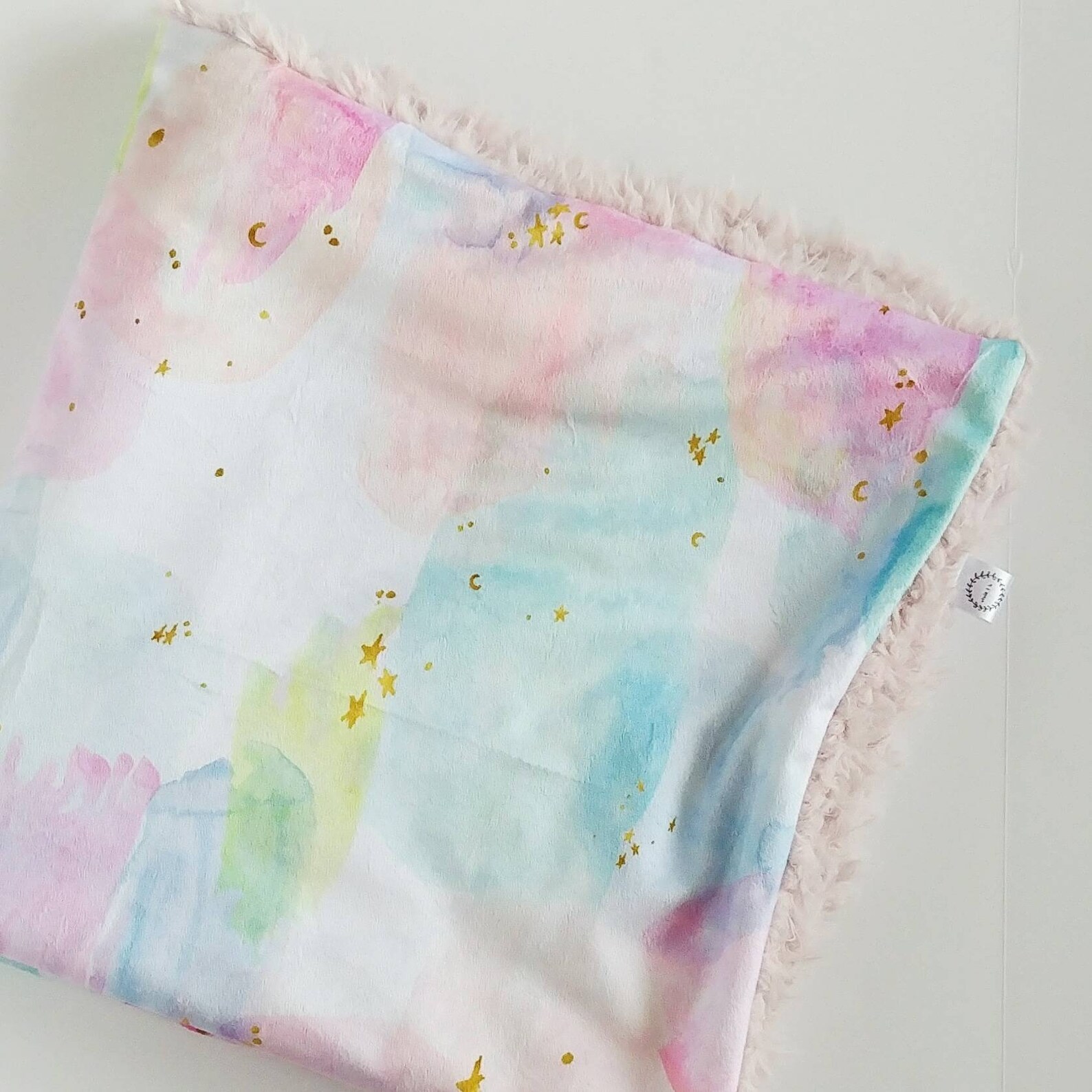 Pastel Watercolor Rainbow Baby Blanket Rainbow Baby Blanket | Etsy