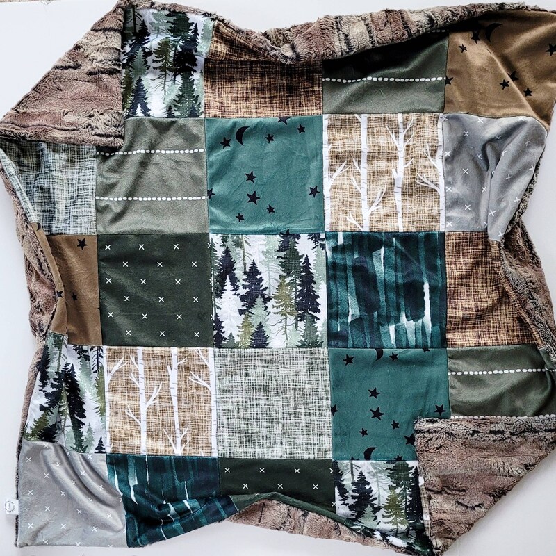 Pine Tree Blanket - Etsy