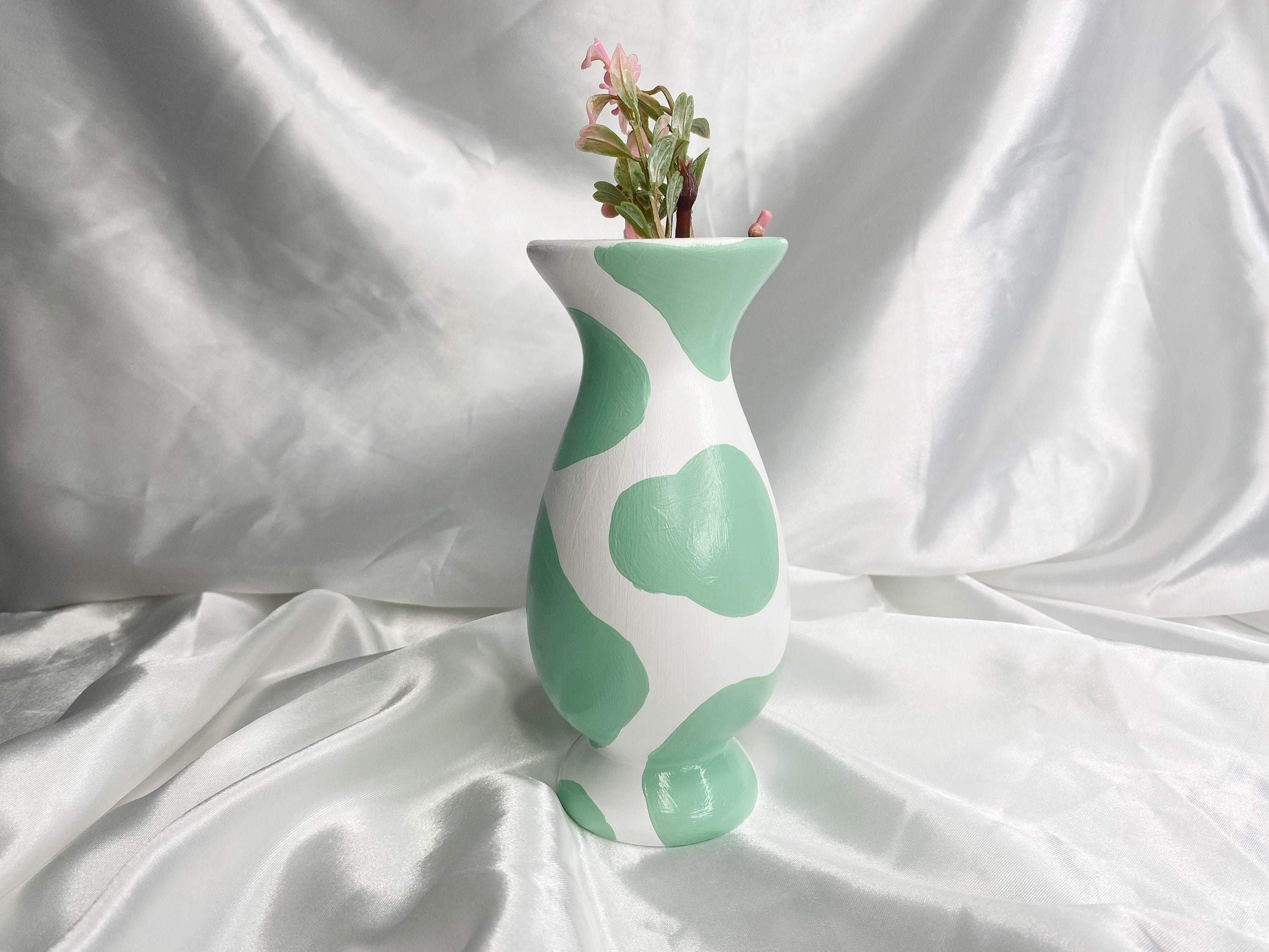 Home & Living Small Vase Ceramic Vase Danish Pastel Flower Vase ...