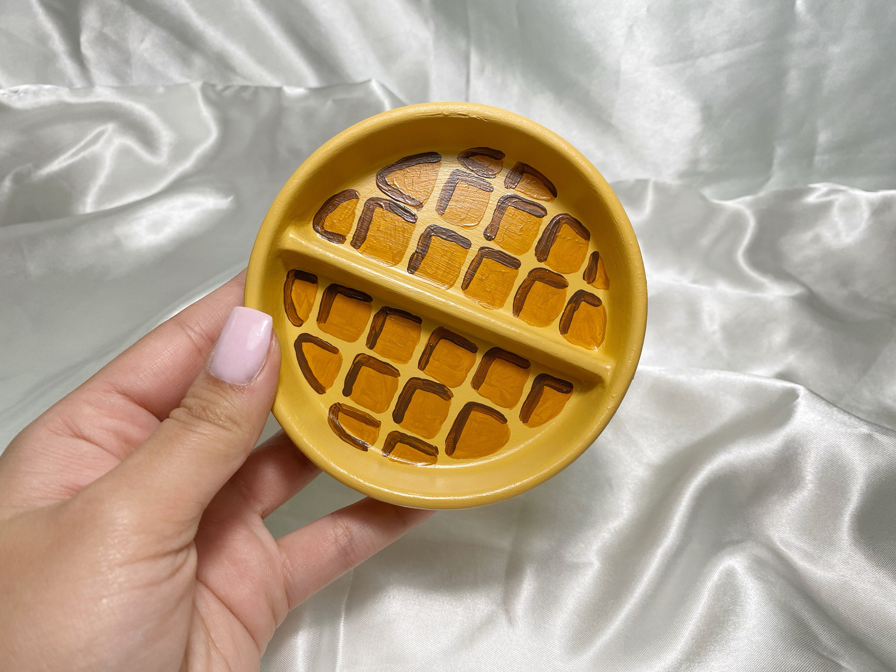 Funky Waffle Jewelry Tray Ring Dish Catch All Tray Trinket - Etsy