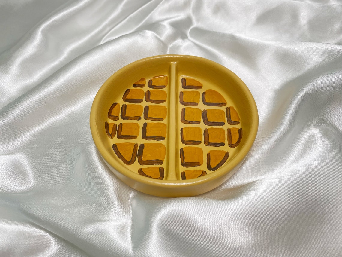 Funky Waffle Jewelry Tray Ring Dish Catch All Tray Trinket - Etsy