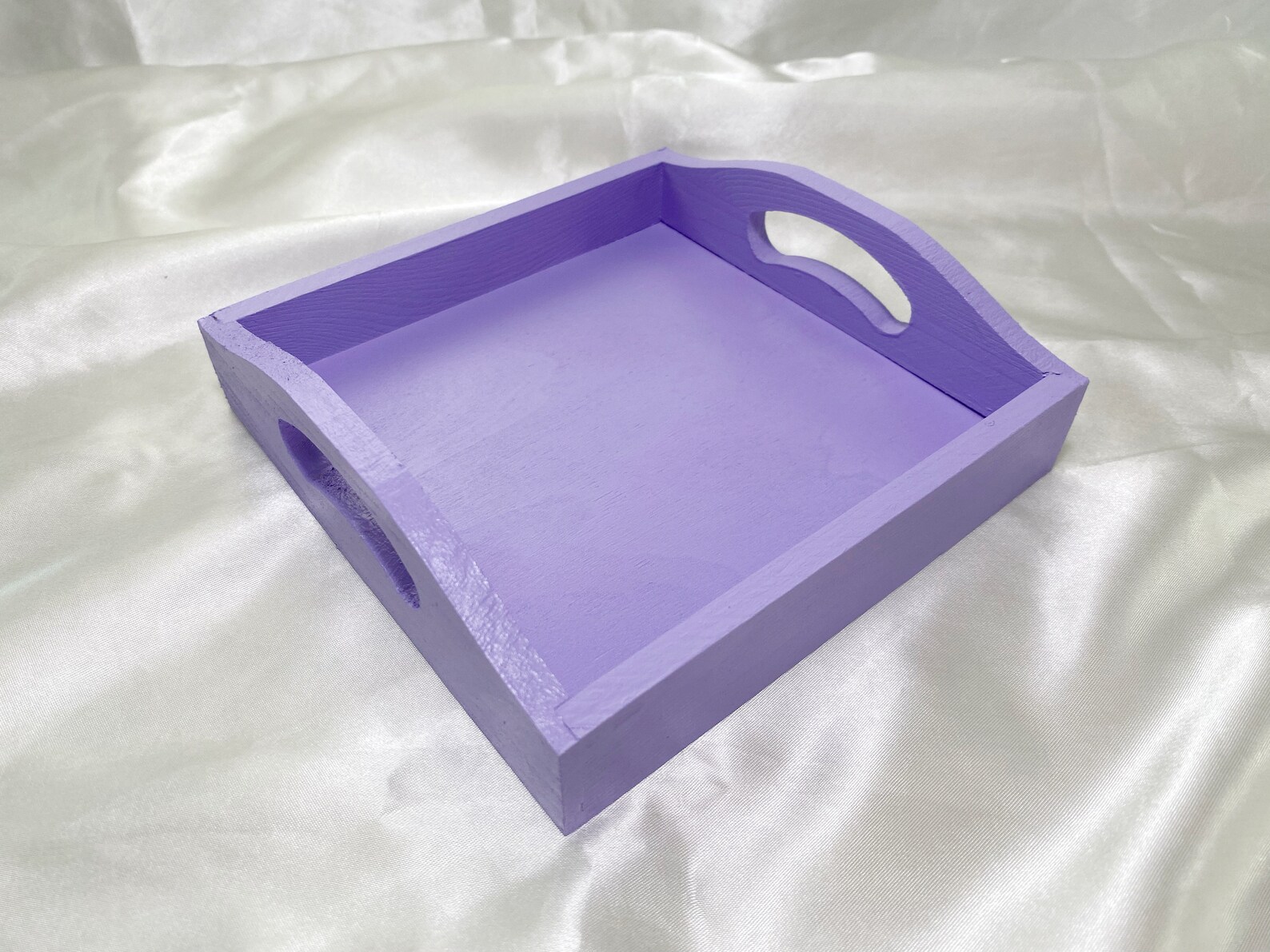 Small Wooden Pastel Tray Coffee Table / Catchall Tray - Etsy