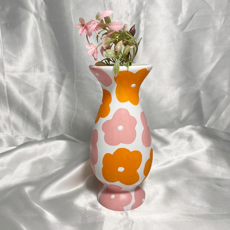 Colorful Flower Vase - Etsy