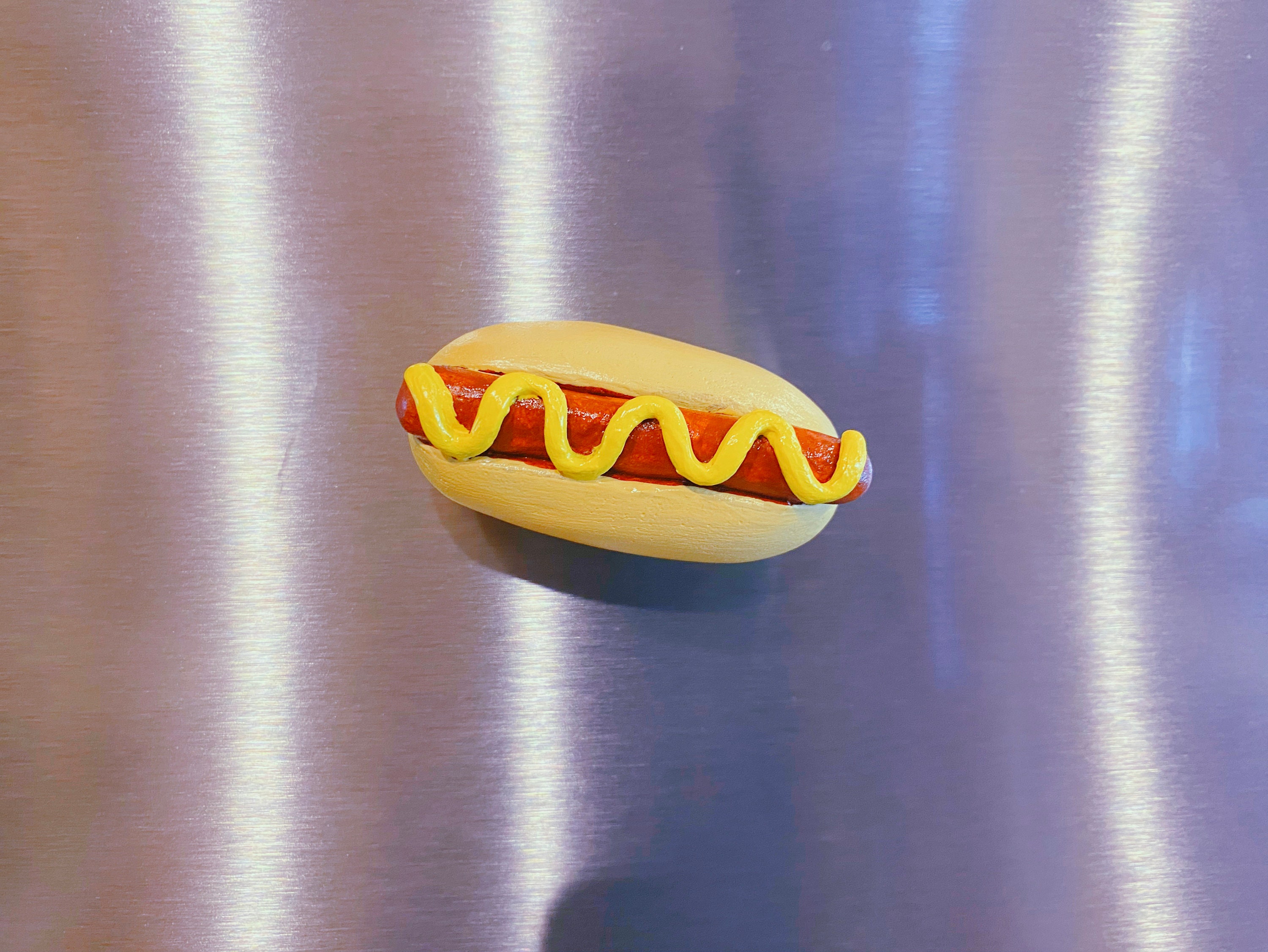 Hot Dog Fridge Magnet - Small Funky Hot Dog Refrigerator Magnet ...