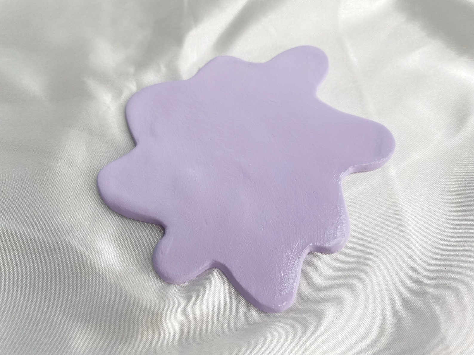Funky Purple Pastel Splat Jewelry Tray Catch All Tray Ring / - Etsy