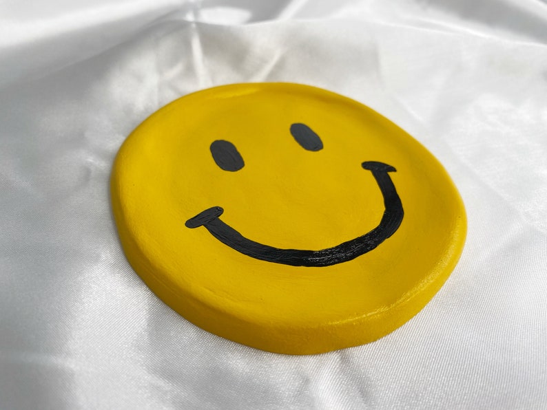 Funky Smiley Face Jewelry Tray Ring Dish Catch All Tray - Etsy