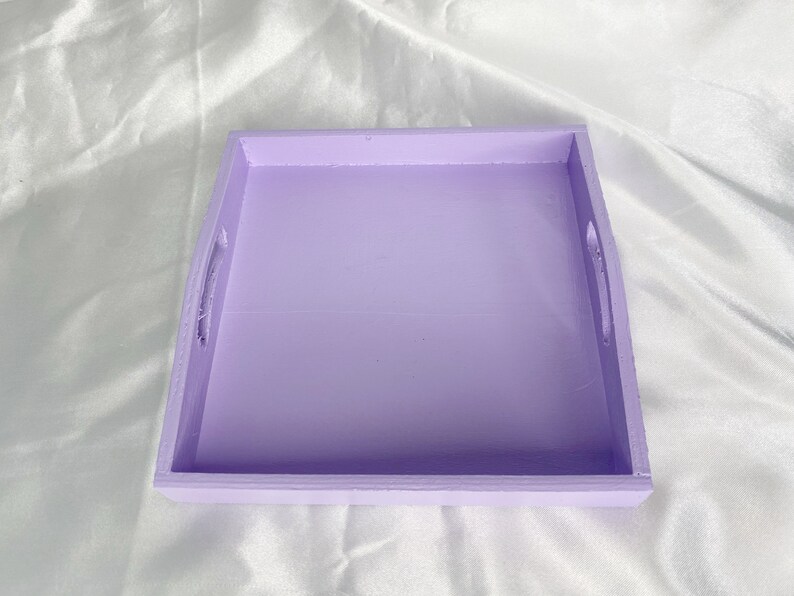 Small Wooden Pastel Tray Coffee Table / Catchall Tray | Etsy