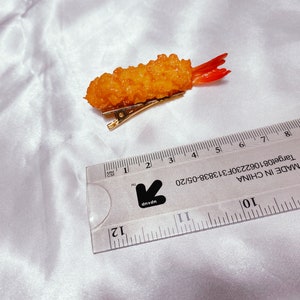 Fried Shrimp Hair Clip - Cute Seafood Alligator Hair Clips - Kawaii ...