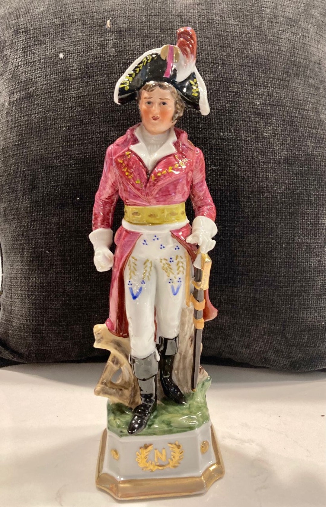 Vintage NAPOLEONIC PORCELAIN FIGURINE Napoleon Marshal Lannes Royal ...