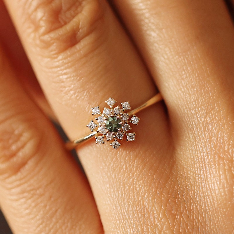 Snowflake Ring - Etsy