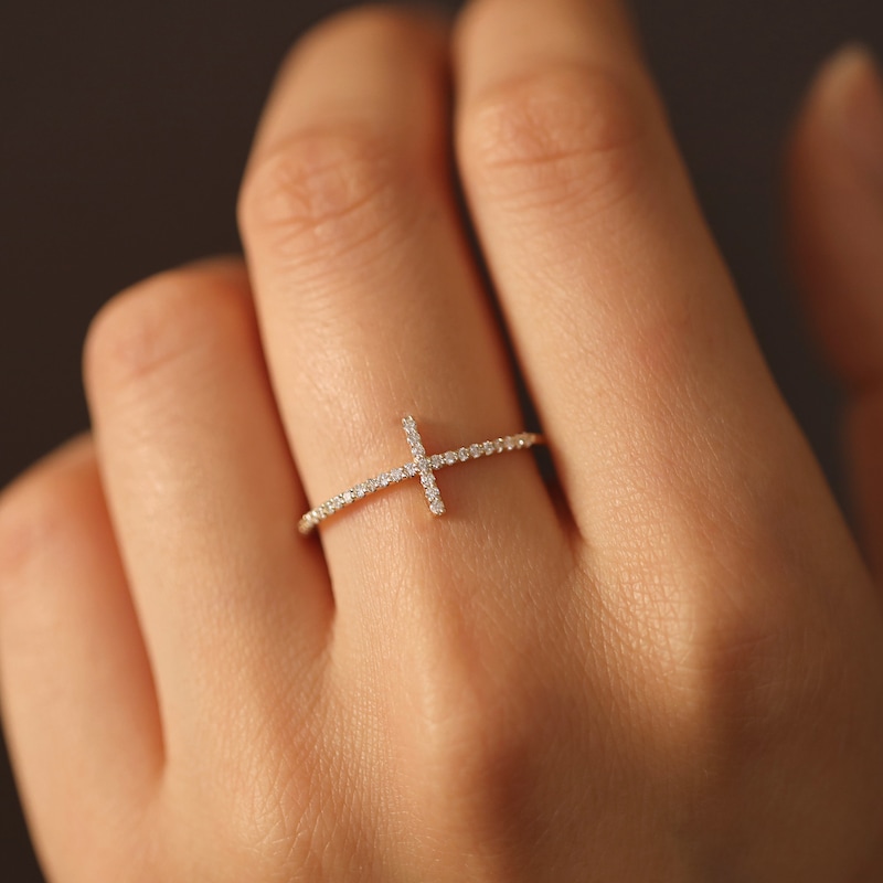 Cross Ring - Etsy