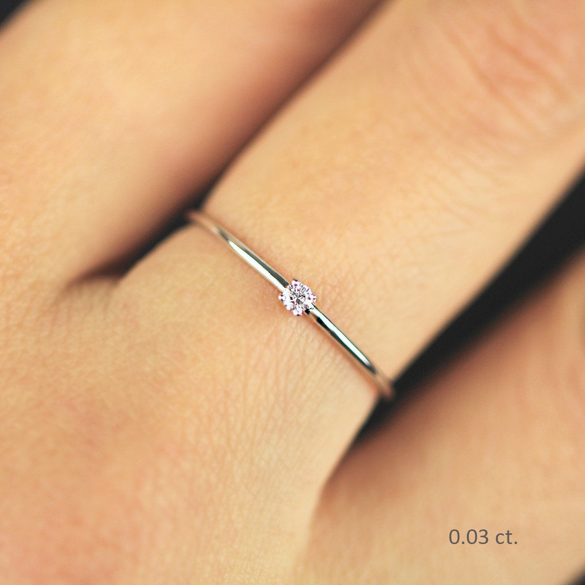 Anillo de boda de diamantes / anillo de compromiso de | Etsy