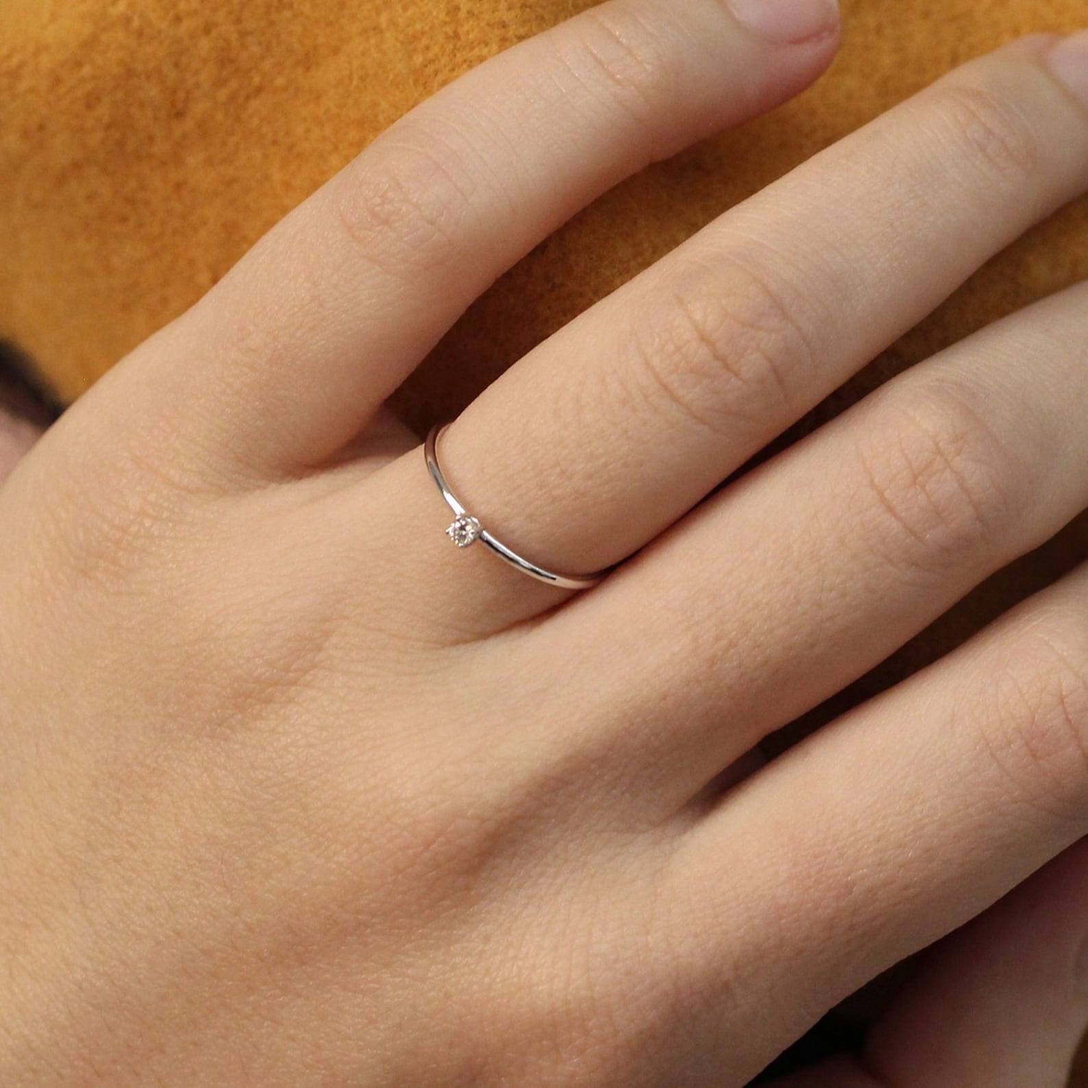 Anillo de boda de diamantes / anillo de compromiso de | Etsy