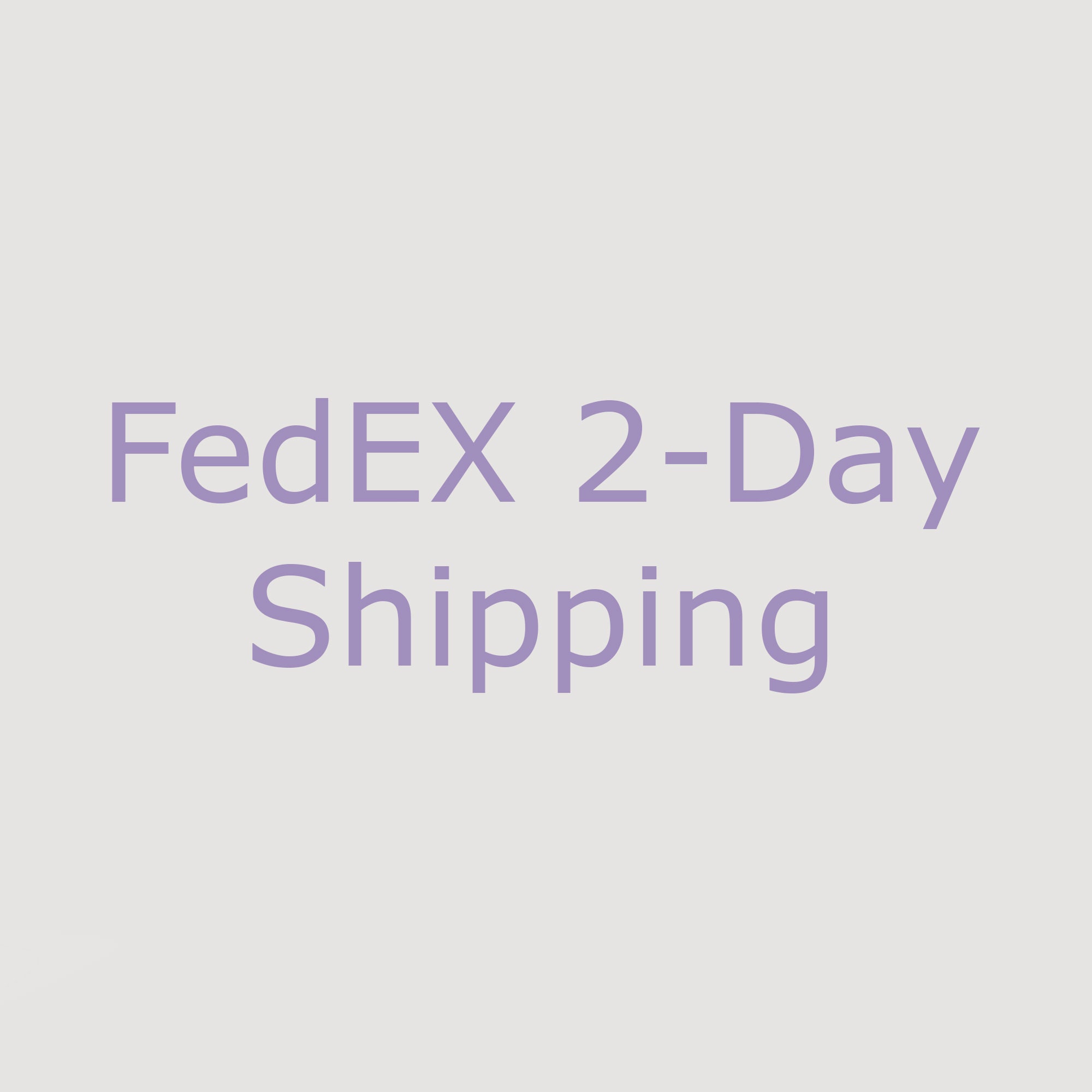 Fedex 2-day Shipping - Etsy