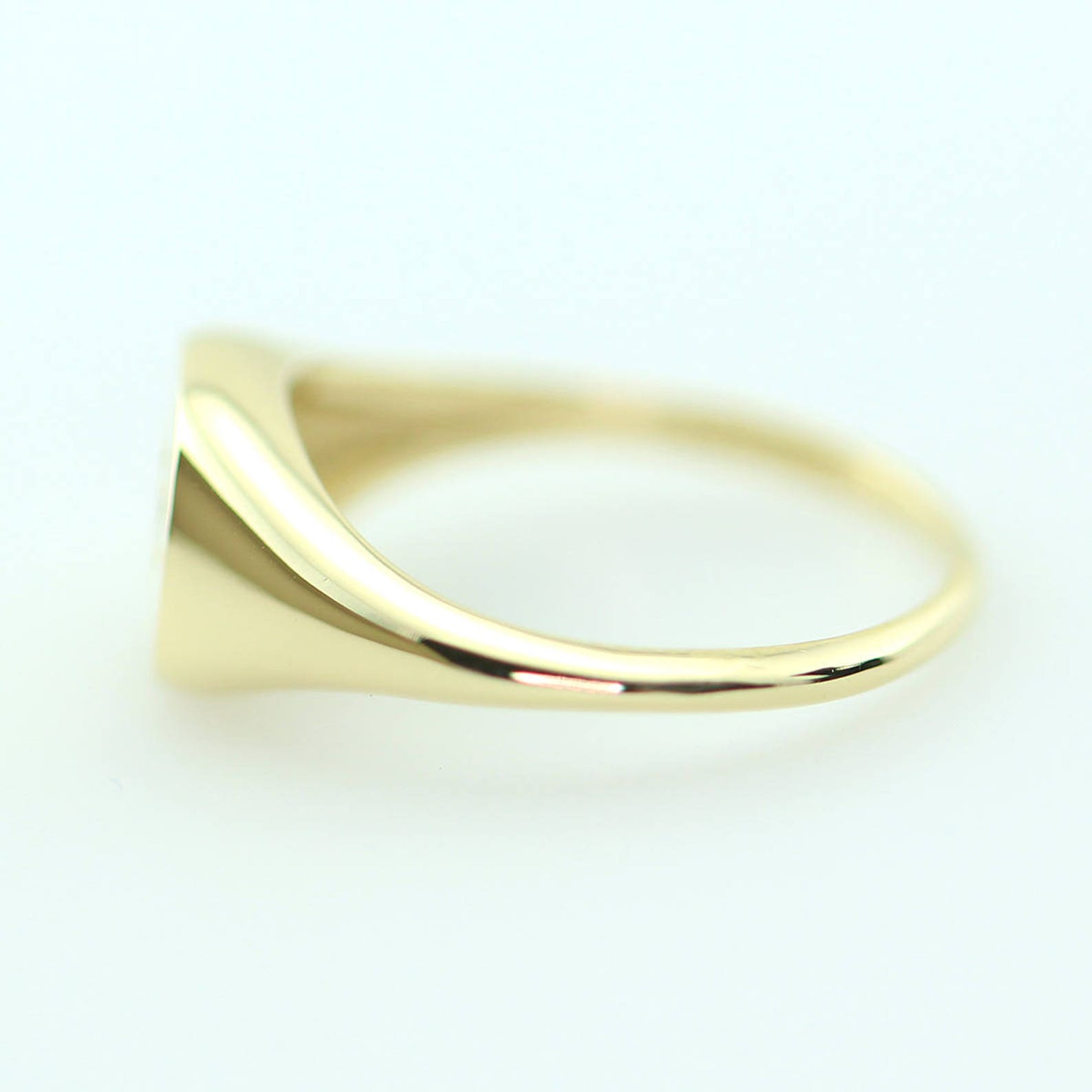 Polaris Signet Ring Diamond Signet Ring Pinky Signet Ring - Etsy