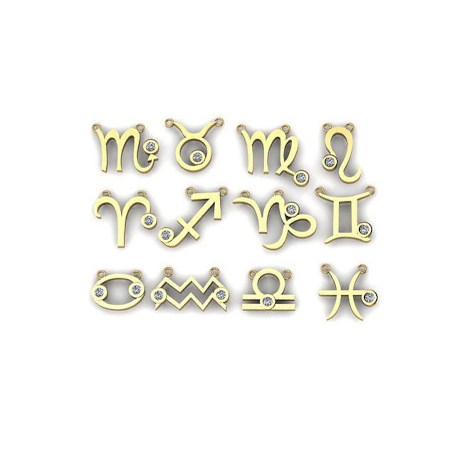 Gemini Diamond Ring Gemini Zodiac Sign Diamond Ring Gemini - Etsy