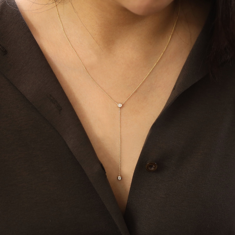 Y Drop Necklace - Etsy