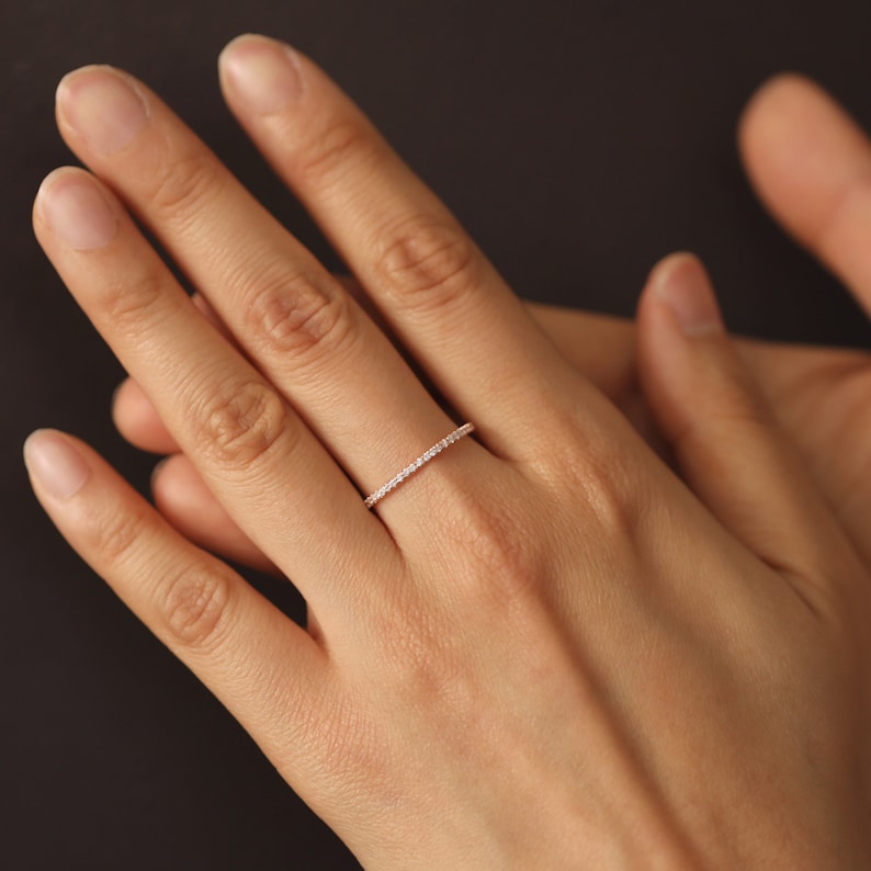 Diamond Eternity Ring, Diamond Wedding Band, Full Eternity Diamond Ring ...