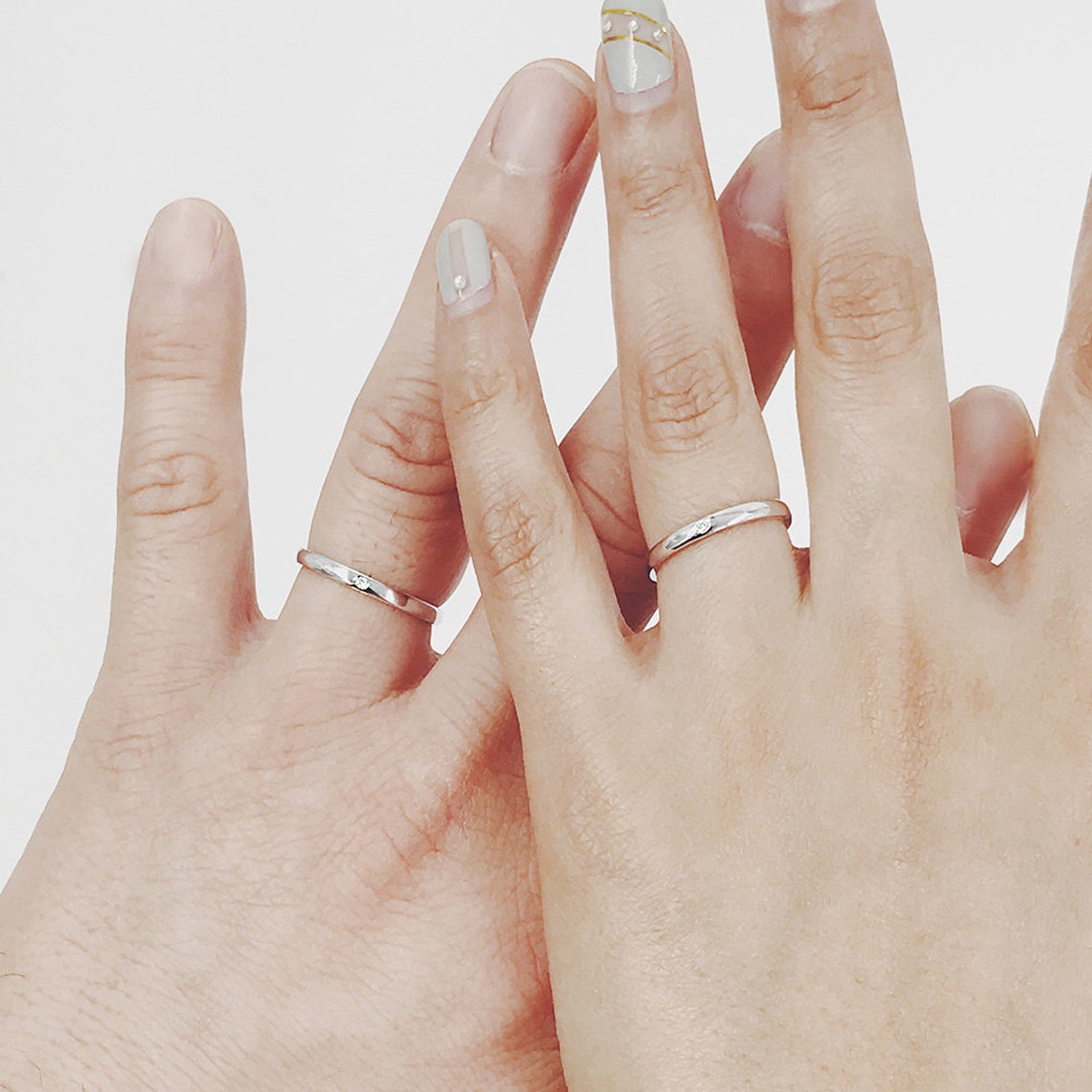 Diamond Wedding Band Couples Ring Diamond Wedding Ring | Etsy