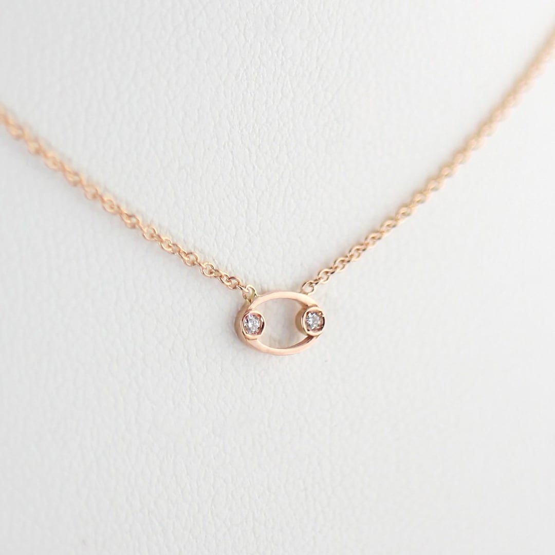 Cancer Zodiac Sign Diamond Necklace, Cancer Necklace, Cancer Pendant ...