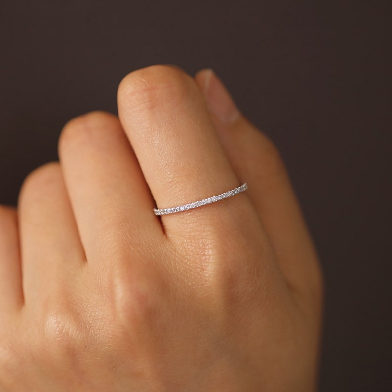 Diamond Eternity Ring, Diamond Wedding Band, Full Eternity Diamond Ring ...