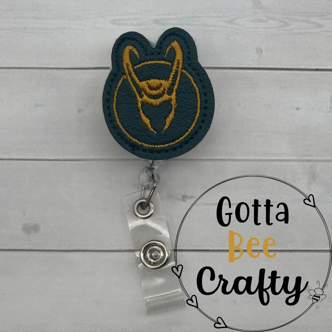 Loki Swappable ID Badge Reel, Interchangeable ID Badge Reel, Permanent ...