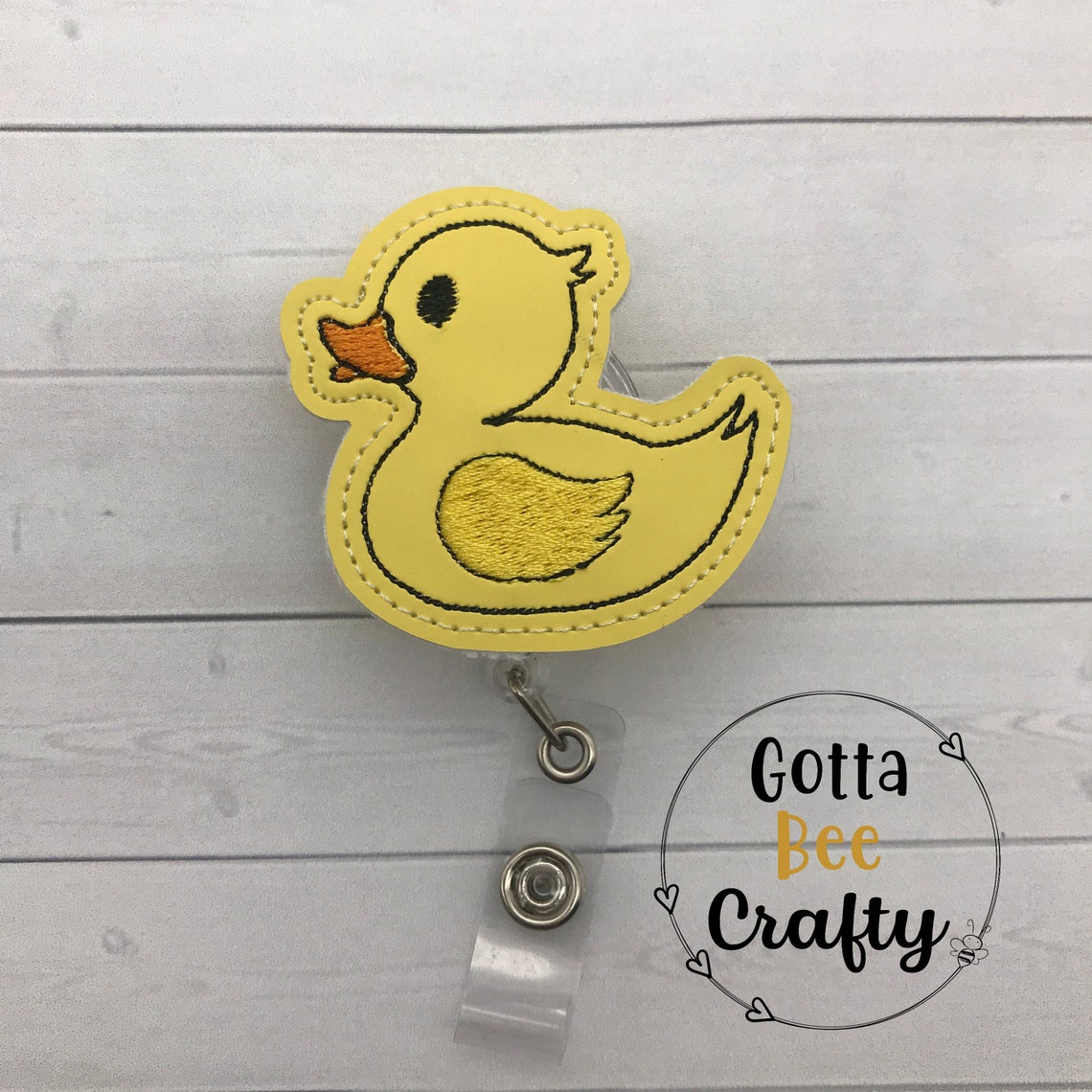 Rubber Duck Swappable ID Badge Reel, Interchangeable ID Badge Reel ...