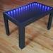 Black Coffee Table With Cool Illusion Lights, Featuring Infinity Mirror ...