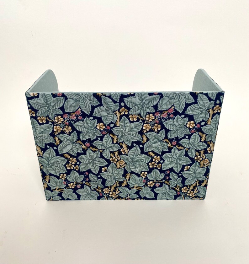 Handmade Bramble Desk Tidy: William Morris Fabric Stationery Organiser ...