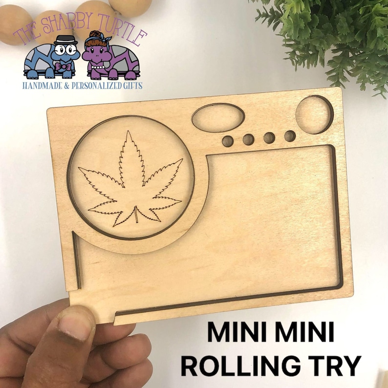 Marijuana Rolling Tray Wood Rolling Tray Smoke Tray Weed - Etsy