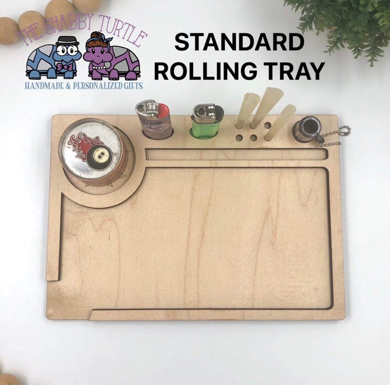 Marijuana Rolling Tray Wood Rolling Tray Smoke Tray Weed - Etsy