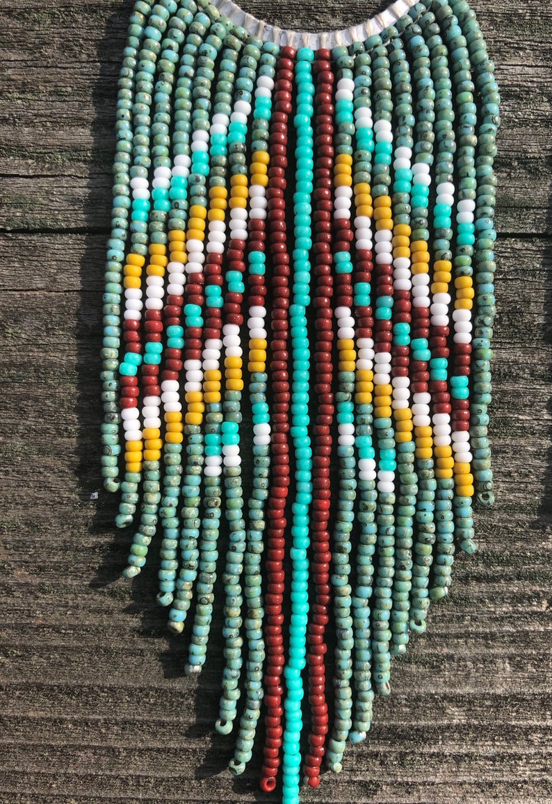 Feather Fling Handwoven Seed Bead Fringe Earrings Etsy feather-fling-handwoven-seed-bead-fringe-earrings-etsy