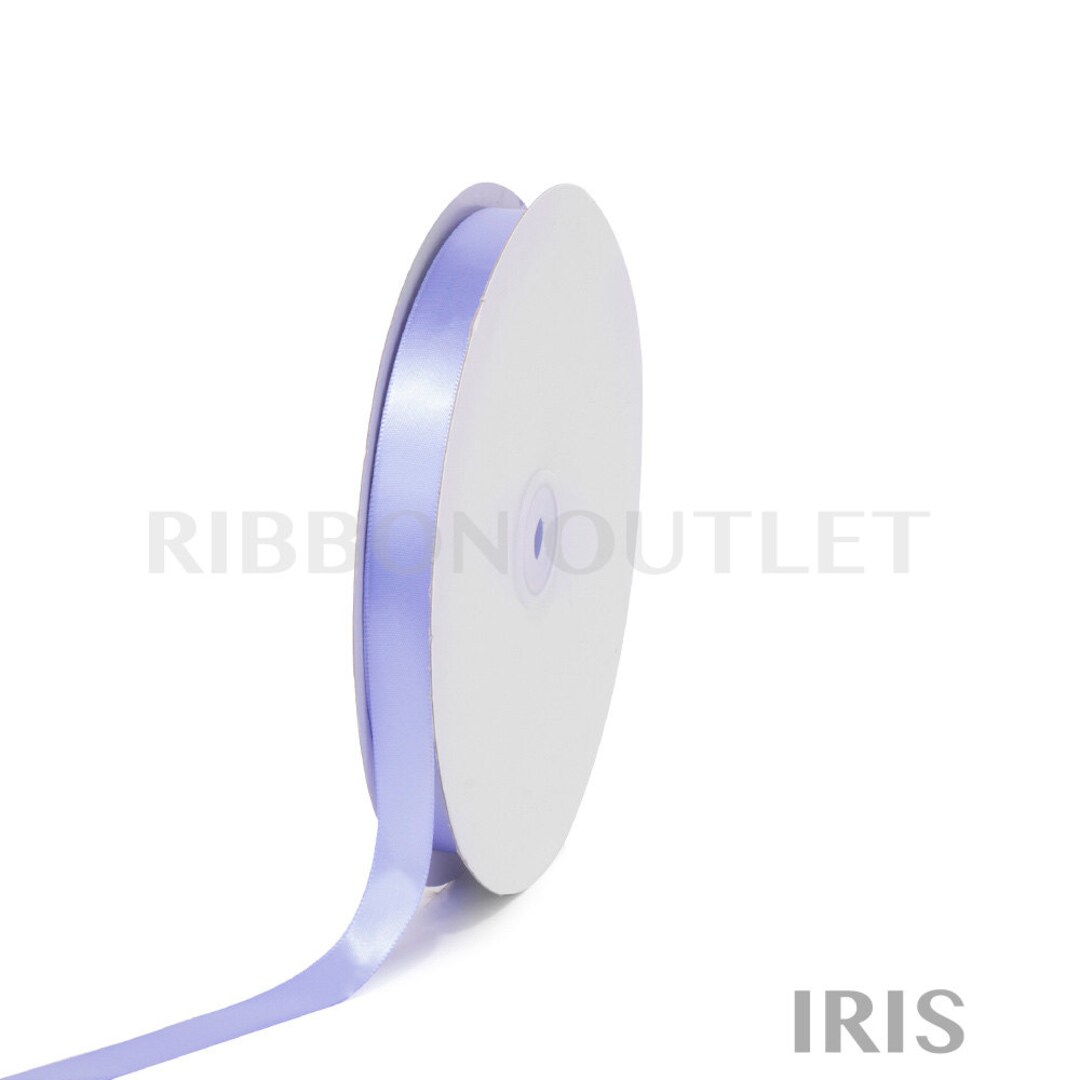 5/8" Iris Periwinkle Satin Ribbon 100 Yards per Roll - Etsy