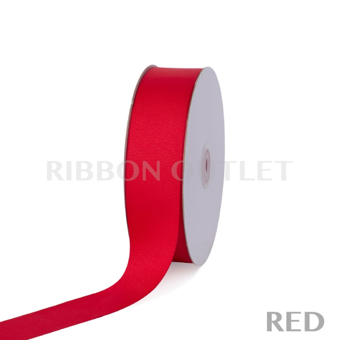 1 1/2" Christmas Red Grosgrain Ribbon 50 Yards per Roll - Etsy