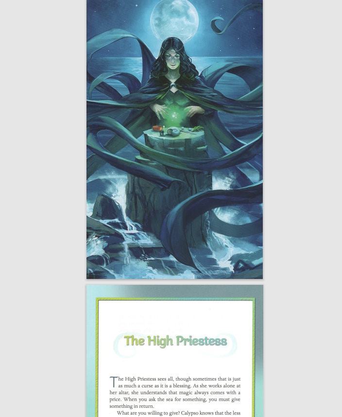 Mermaid Tarot Digital PDF Guidebook Booklet - Etsy